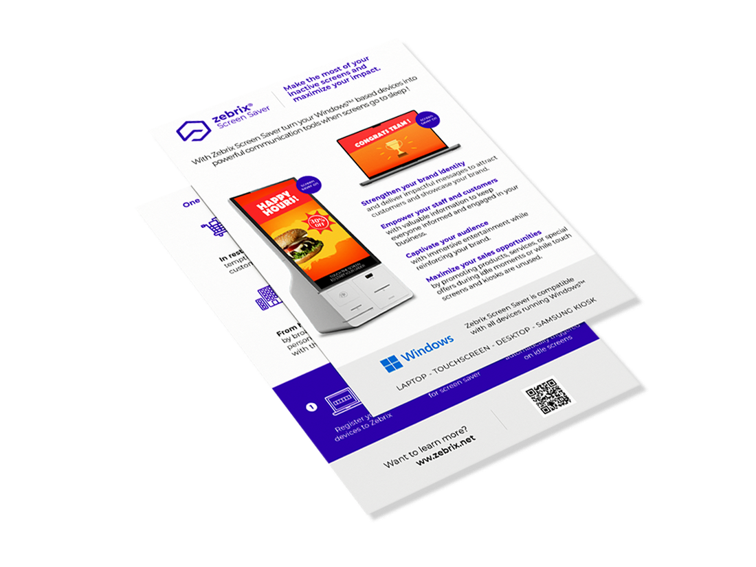 Download Zebrix Screen Saver Brochure (EN)